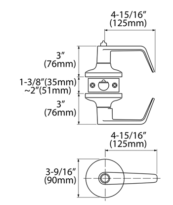 CL Series Grade 1 Heavy Duty Cylindrical Locks