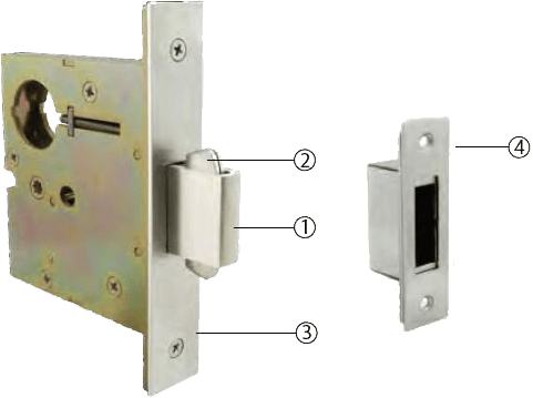 PD5000 Sliding & Pocket Door Locks
