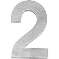 INOX Stainless Steel Numbers and Letters