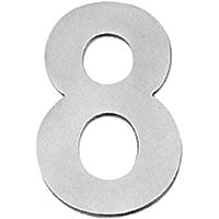 INOX Stainless Steel Numbers and Letters