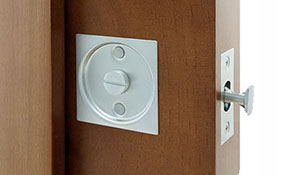 PD2000 TwistLock Edge Pull Privacy Pocket Door Lock